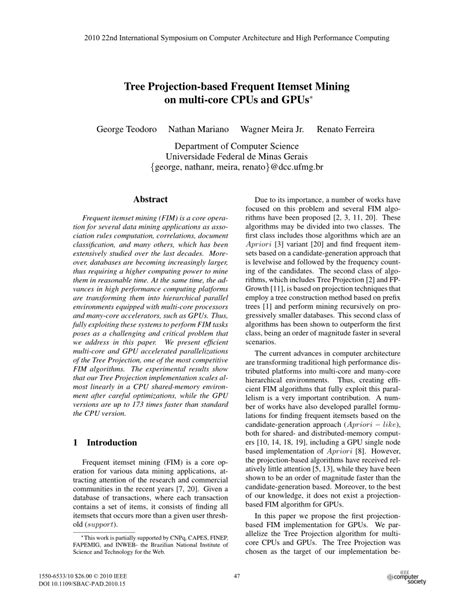 pdf tree projection based frequent itemset mining on multicore cpus