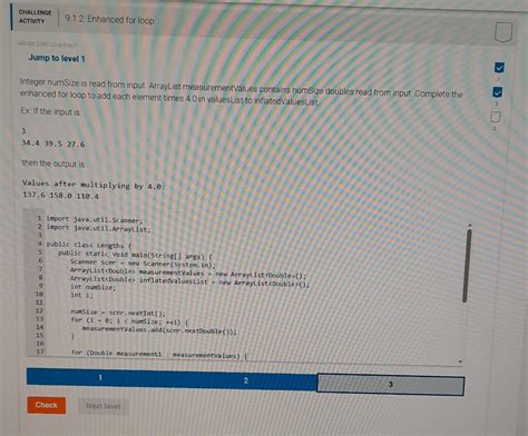 [solved] challenge activity 9 1 2 enhanced for loop 4