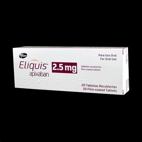 Eliquis 2 5 Mg X 20 Cendis