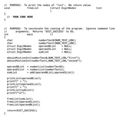 Solved I Need Help With This C Program You Work Will Be Chegg