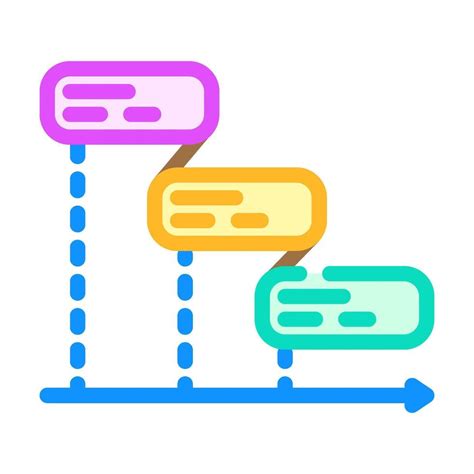 Context Switching Time Management Color Icon Vector Illustration