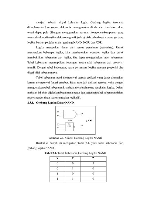 Solution Modul Ii Sistem Digital Pengenalan Gerbang Nand Nor Xor