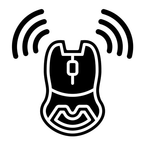 Wireless Mouse Vector Icon Vector Art At Vecteezy