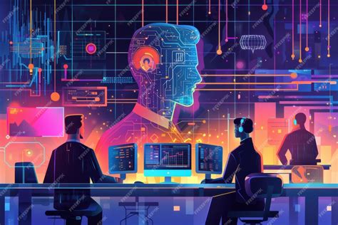 premium photo working with ai neural networks to optimize business processes