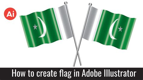 How To Create Flag In Adobe Illustrator Adobe Illustrator Tutorial