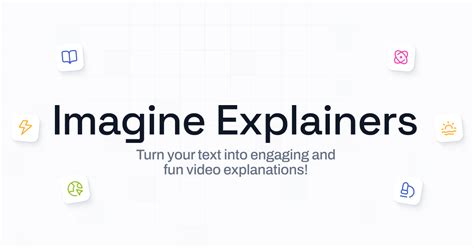 imagine explainers create explainer videos with ai
