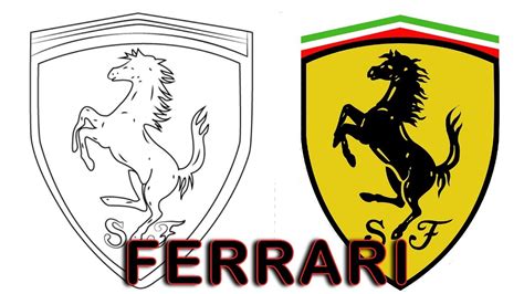 Ferrari Logo Drawing