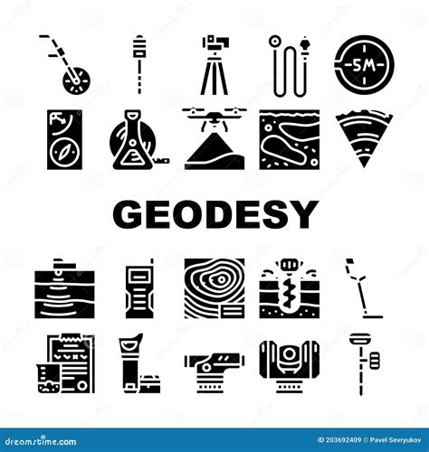 Geodesy Vector Line Icon Linear Concept Outline Sign Symbol 147155860