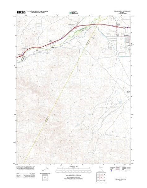 Fernley West Nv 2011 24000 Scale Map By United States Geological