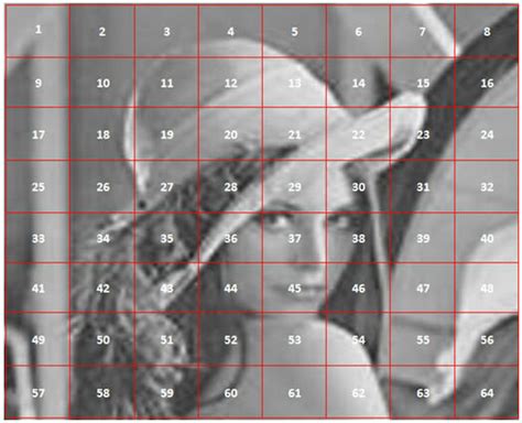 Partitioning Lena Image Into Non Overlapping 64×64 Blocks Download
