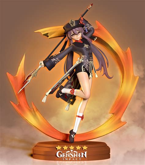 Genshin Hu Tao MẪu In 3d