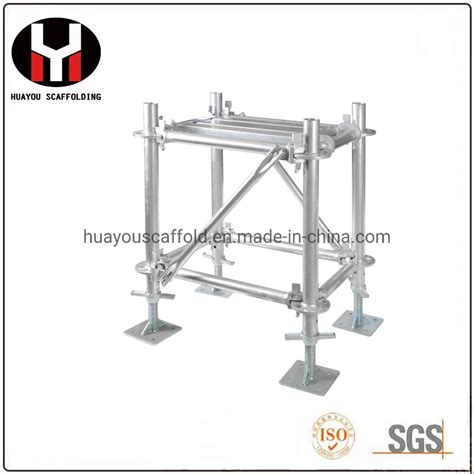 All Round Ringlock Modular Scaffolding Layher System Scaffold For Building Parking Lot Pipe