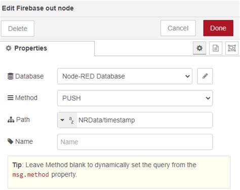 Real Time Data Storage With Firebase And Node Red Random Nerd Tutorials