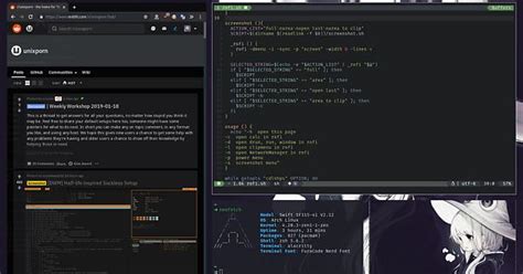 [i3 Gaps] Kawaii Grey And Firs Rice Btw Sad Soul Eater