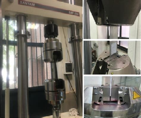 Sitting Up Of The Sample In The Tensile Test Download Scientific Diagram