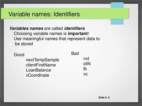 basics variables assignments i o ppt download