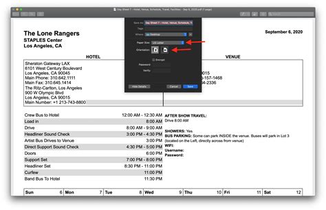 How To Print In Landscape And Different Page Sizes Eventric Support