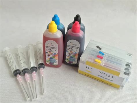 Refillable Ink Cartridge Kits For Hp For Hp Designjet T In
