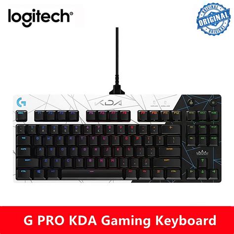 Us Logitech G Pro Kda Mechanical Gaming Keyboard Rgb Backlit Usb Wired Keyboard Gx Brown For