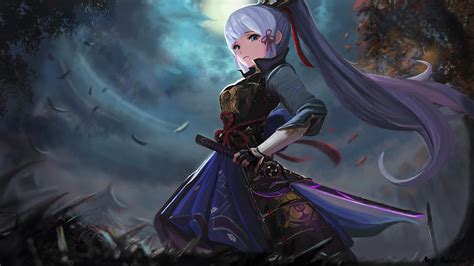 Genshin Impact Ayaka Wallpaper 4k Sexiz Pix