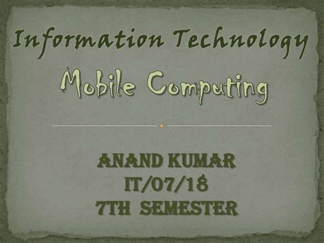 Mobile Computing Pptx