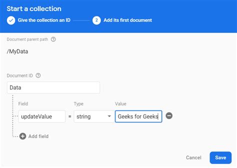 How To Use Firebase Firestore As A Realtime Database In Android Geeksforgeeks