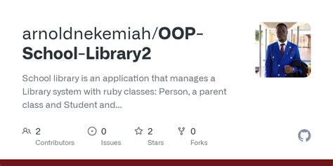 Github Arnoldnekemiahoop School Library2 School Library Is An Application That Manages A