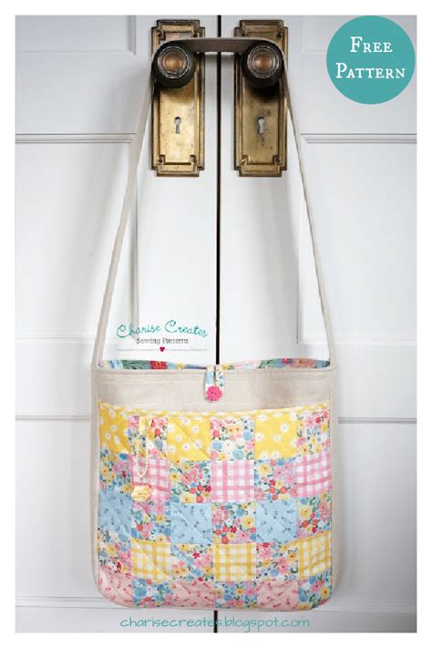 Patchwork Tote Free Sewing Pattern