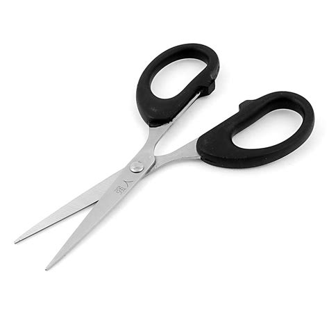 Black Plastic Handle Sewing Paper Hair Trimmer Straight Cutting