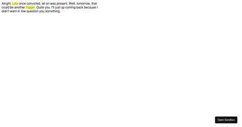 highlighter codesandbox