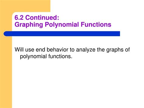 Ppt Graphing Polynomial Functions Powerpoint Presentation Free Download Id 3584405