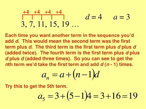 PPT ARITHMETIC SEQUENCES PowerPoint Presentation Free Download ID 2167636