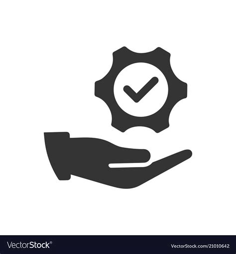 Solution Service Icon Royalty Free Vector Image