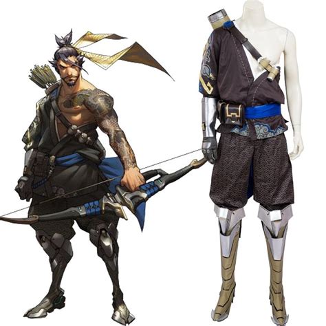 Hanzo Shimada Cosplay Costume Hanzo Cosplay Suit Coserz