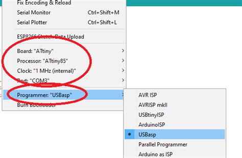 Programming Attiny45attiny85 With A Usbasp Avr Programmer Ritesh