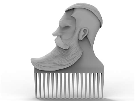 3d File 3d Model Stl File For Cnc Router Laser And 3d Printer Comb 1 📁・3d