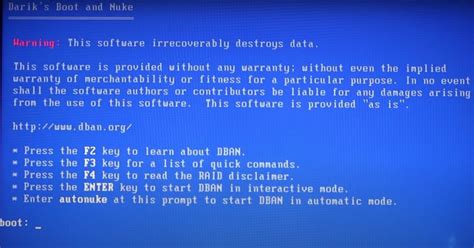 Securely Erase Your Hard Drive With Darik S Boot And Nuke