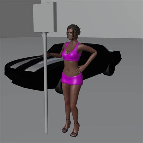 Stl File Grid Girl・3d Printer Design To Download・cults