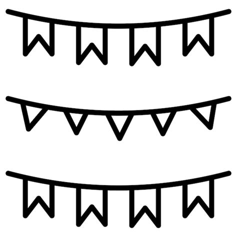 Premium Vector Bunting Vector Illustration
