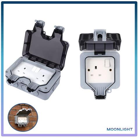 Heavy Duty Weatherproof Cover For Switch Socket Plug Single Double