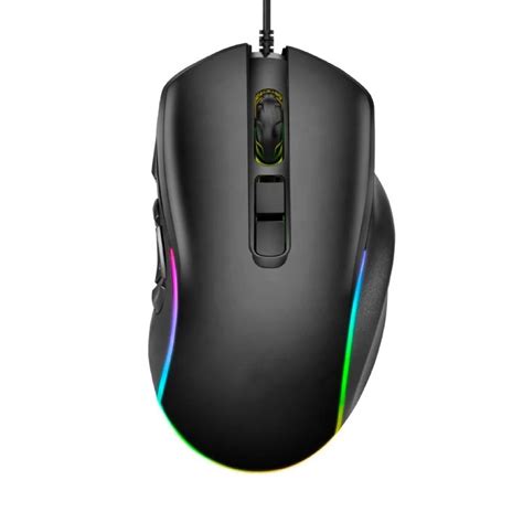 Mouse Gamer 7200dpi 10 Botões Macro Led Rgb Com Fio Shopee Brasil