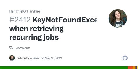 Keynotfoundexception When Retrieving Recurring Jobs · Issue 2412
