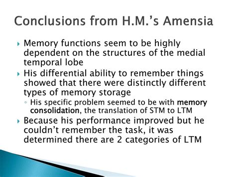 Ppt Ch 11 Learning Memory And Amnesia Powerpoint Presentation Id