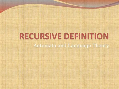 ppt 2 recursive definition dokumen tips