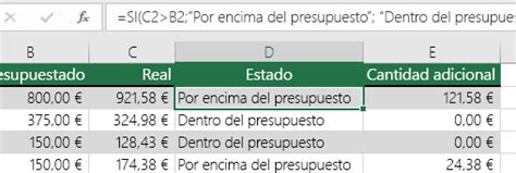 Cómo Usar La Fórmula SI En Excel