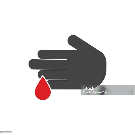 흰색 고립 된 배경에 손가락에 혈액의 벡터 아이콘 쉽게 편집 그림을 위해 그룹화 된 레이어 당신의 디자인에 대한 당뇨병에 대한 스톡 벡터 아트 및 기타 이미지 Istock