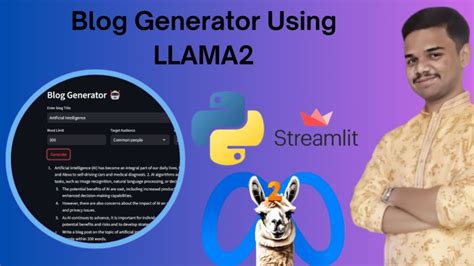 How To Create A Personalized Blog With Llama 2 Aditya Wadkar Posted