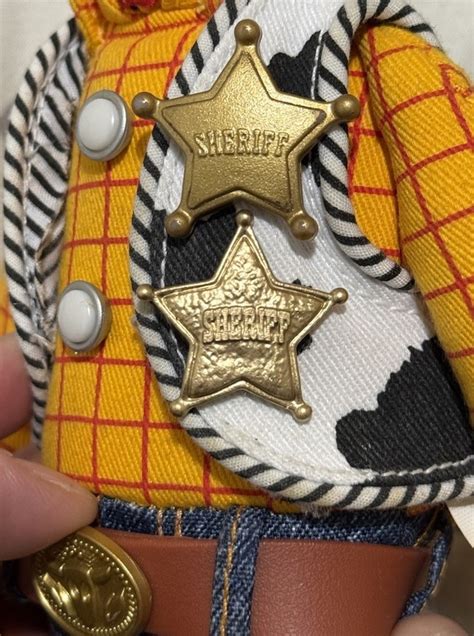Woodys Sheriff Star Badge Screen Accurate Toy Story Ebay