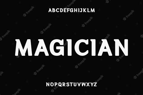 Premium Vector Display Font Vector Suitable For Poster Headline Logotype And Many More Vector