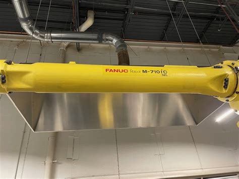 Sideros Engineering Robotic Weld Cell Fanuc M 710ic 12l Robot With R 30ib Controller W Fronius